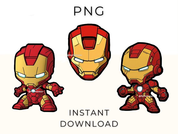 Cute Iron Man Cartoon