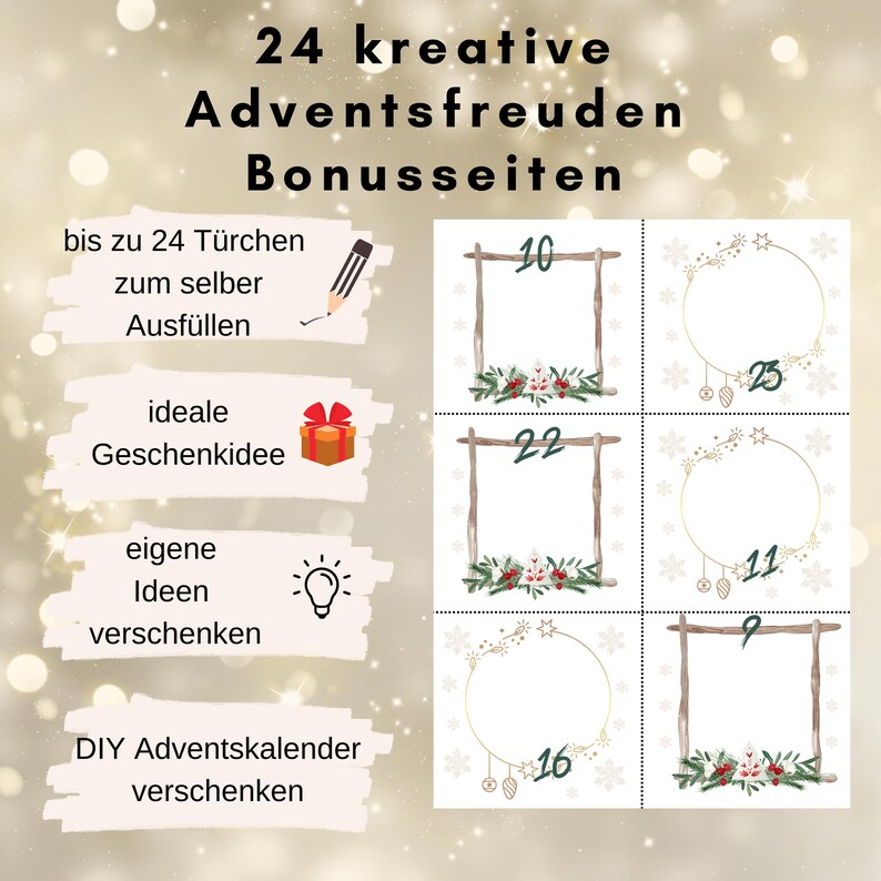 Advent Calendar for Couples. Christmas. Advent Season. Filling the ...
