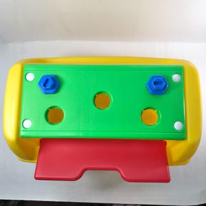 Vintage Step2 Little Helpers Workbench in Primary Colors, Little Kids ...