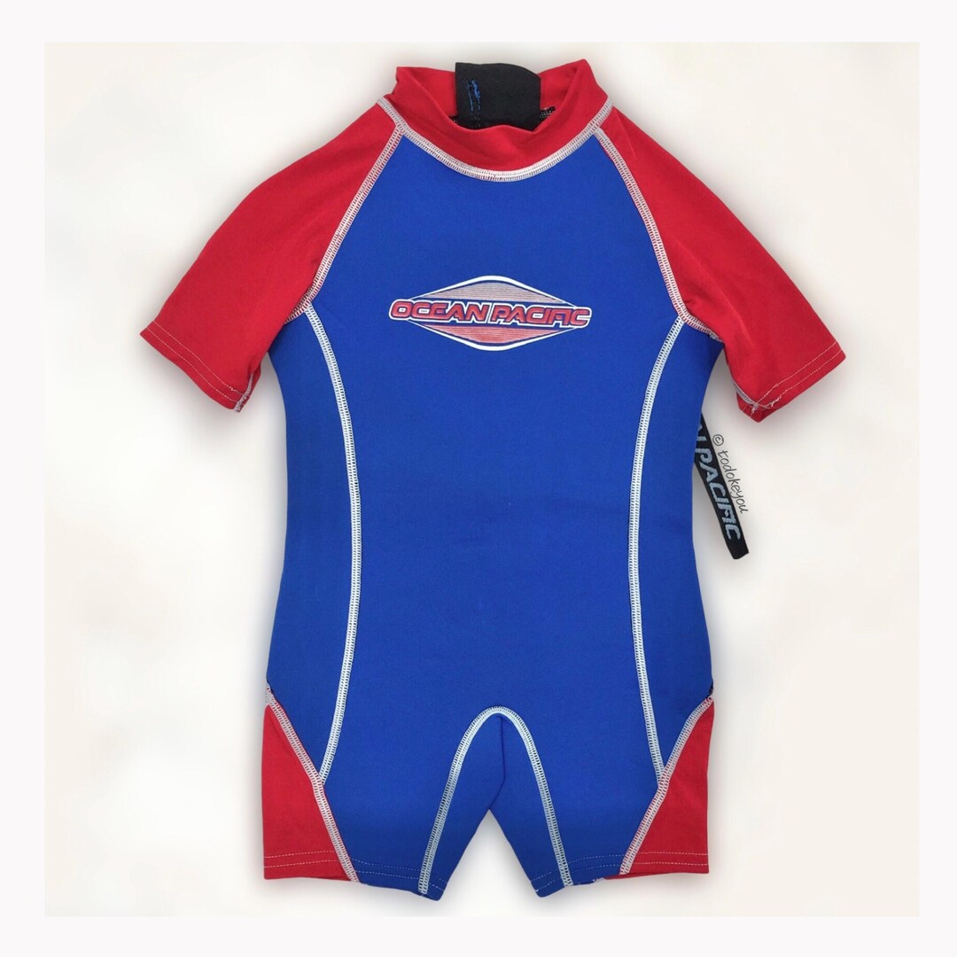 Kids Ocean Pacific Shorty Wetsuit, True 2000s Vintage, Size 5 Short ...