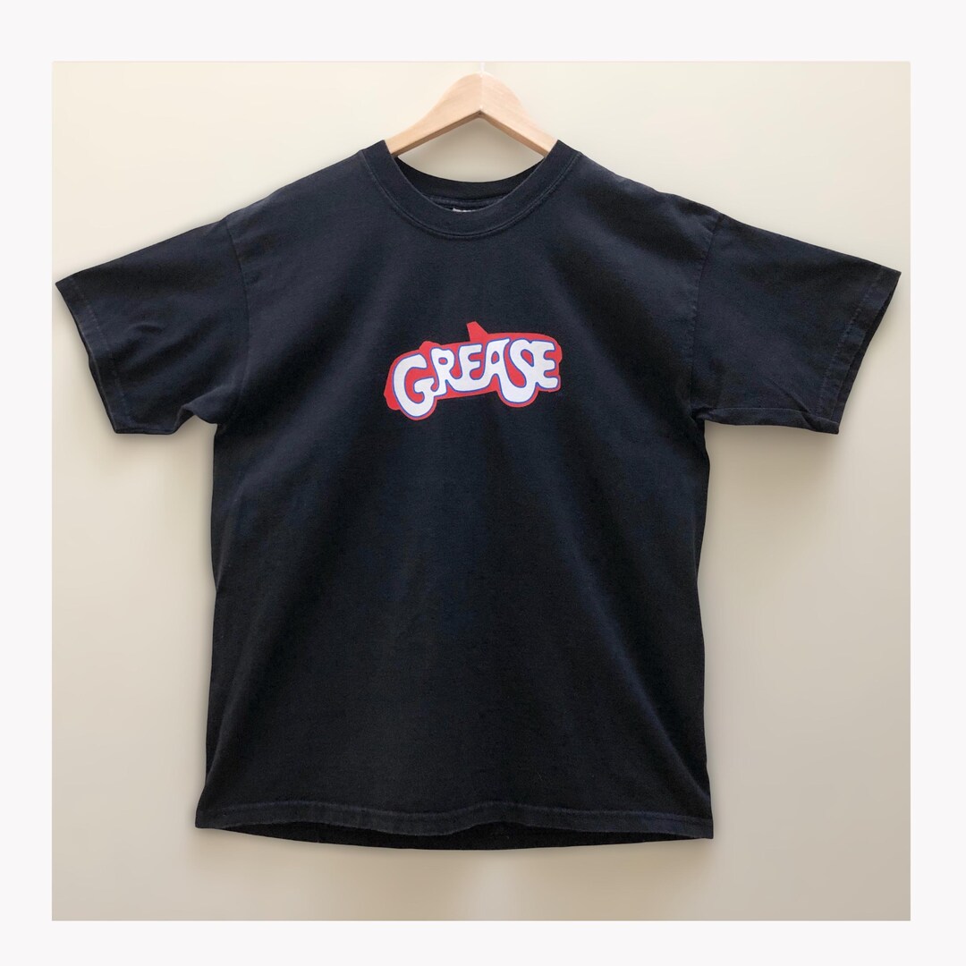 90s Vintage Grease Movie Logo T-shirt From 1998, Adult Size L, Black ...