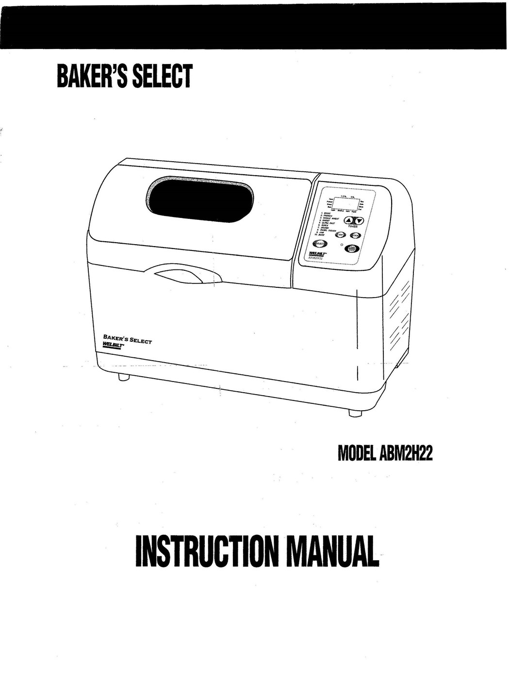 DOWNLOAD NOW - 22 Bread Machine Operator Instruction Maint Manual ...