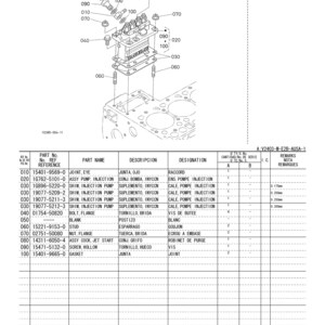 2403-2-1 Diesel Engine Illustrated Parts List Manual Kubota V2403-M-E2B-AUSA-1 - Etsy