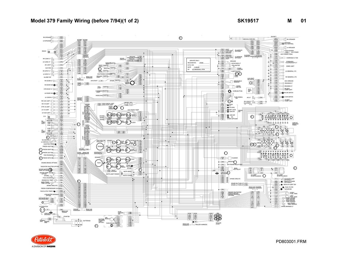 DOWNLOAD NOW - 1985-2007 379 Truck Engine & Cab Wiring Diagram ...