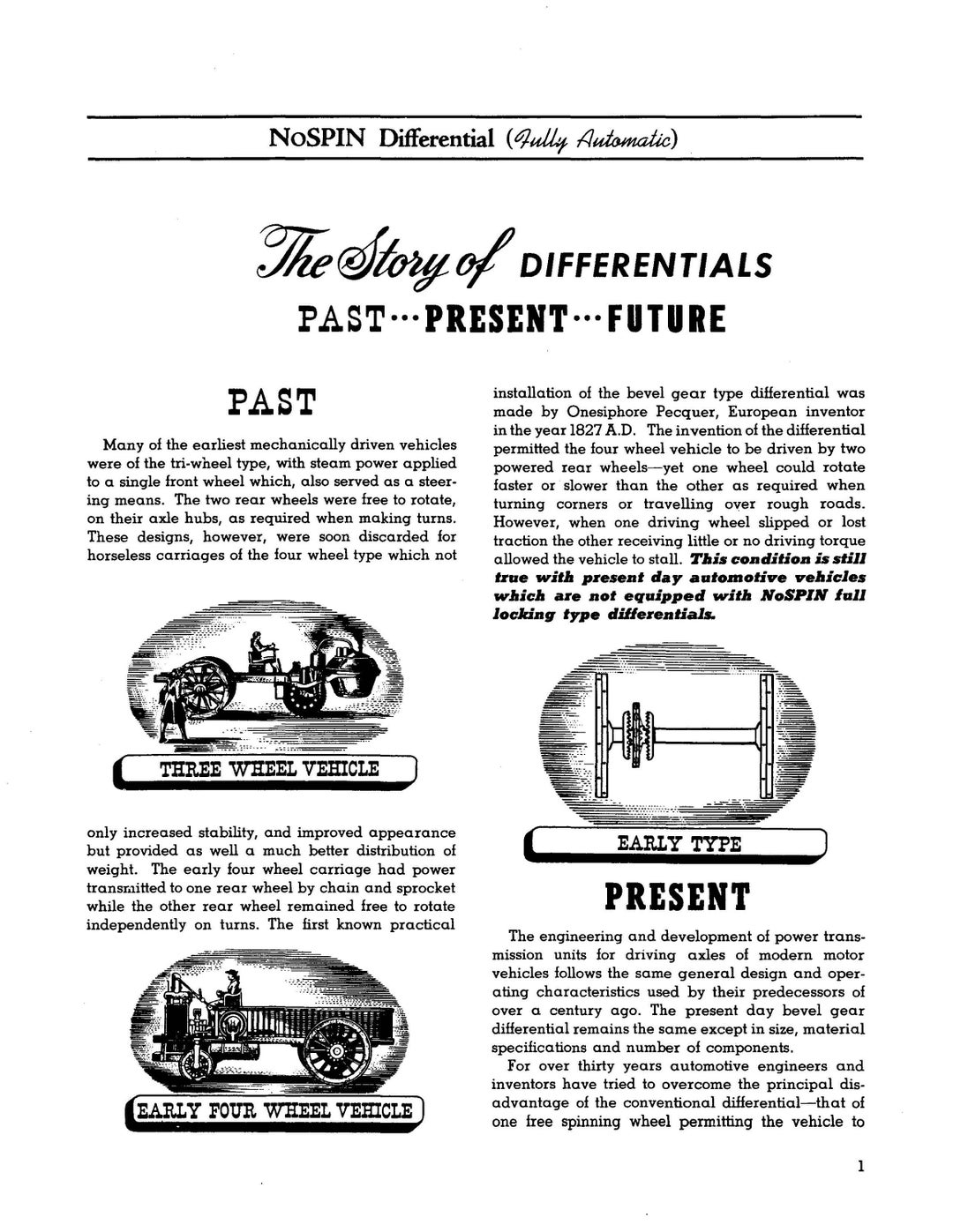 1962 No Spin Differential Standard & Silent Operation Manual - Etsy