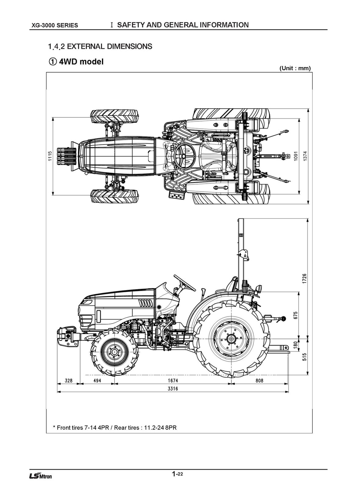 3025 Tractor Technical Workshop Repair Manual Fits XG3025 XG3025H - Etsy