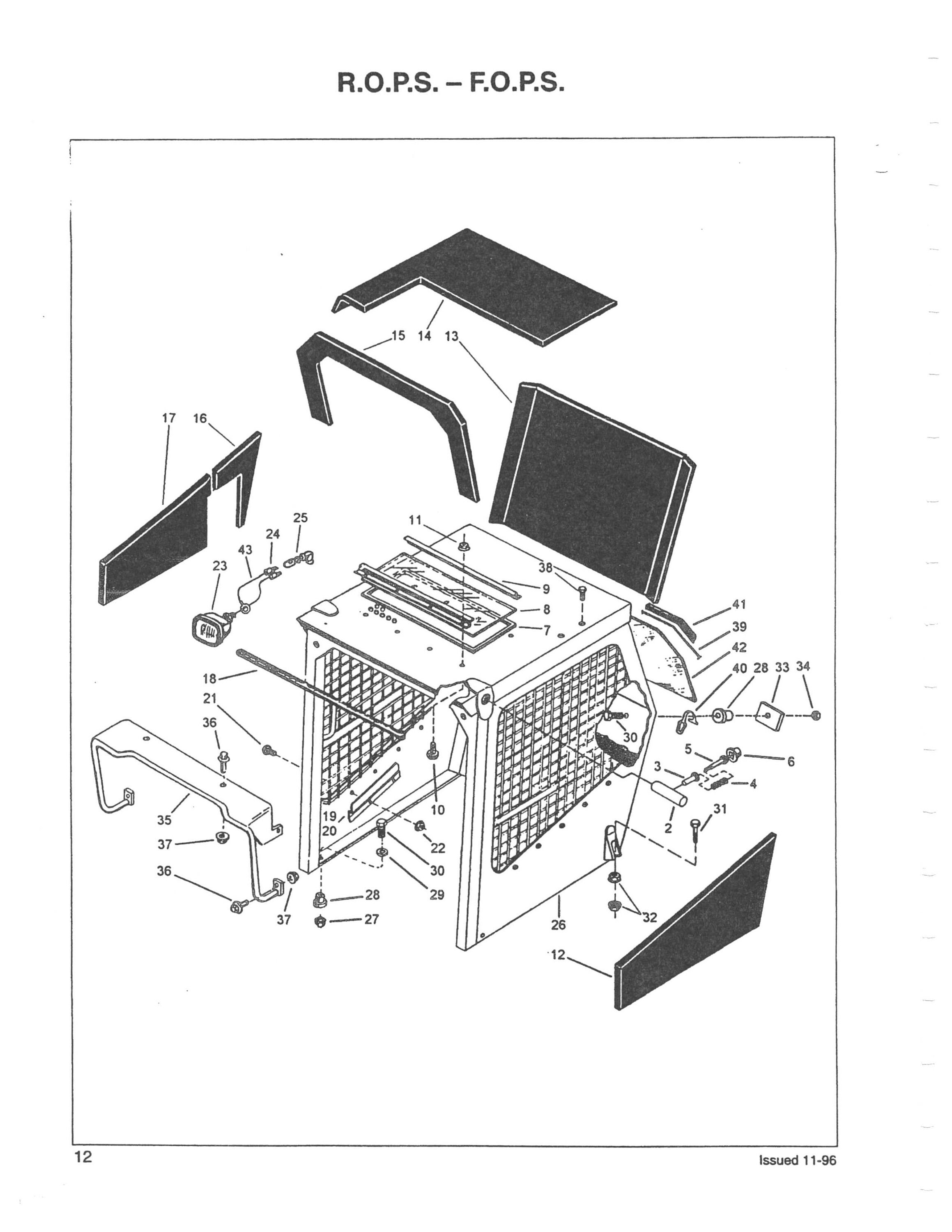 2040 SKID STEER Service Parts Manual 2040 STEER 2040 - Etsy