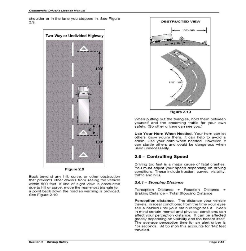 Commercial Driver's License Manual CDL Fits Training Arizona CDL ...