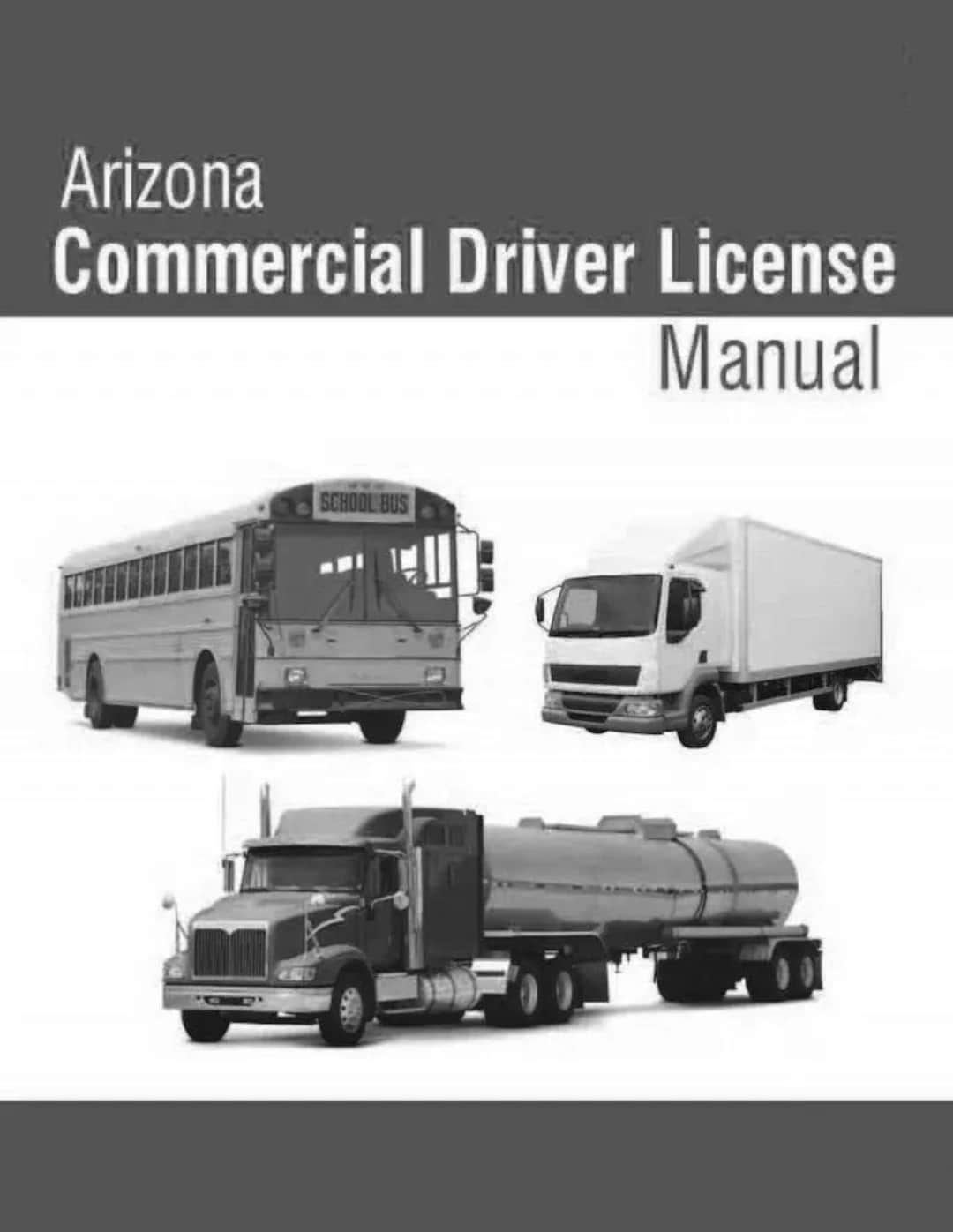 Commercial Driver's License Manual CDL Fits Training Arizona CDL ...