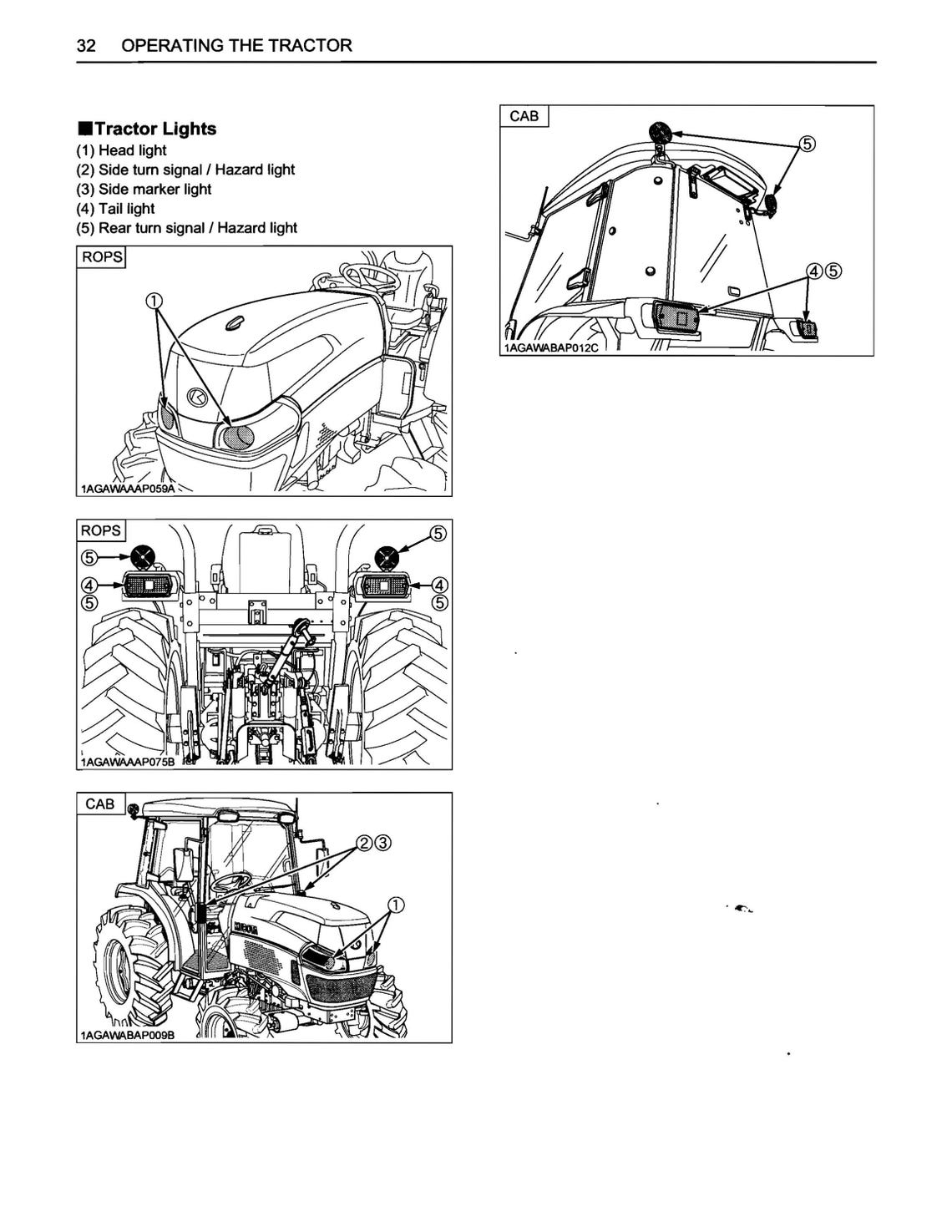 L3240 L3540 L3940 4240 L4240 TRACTOR OPERATOR Maintenance Manual - Etsy