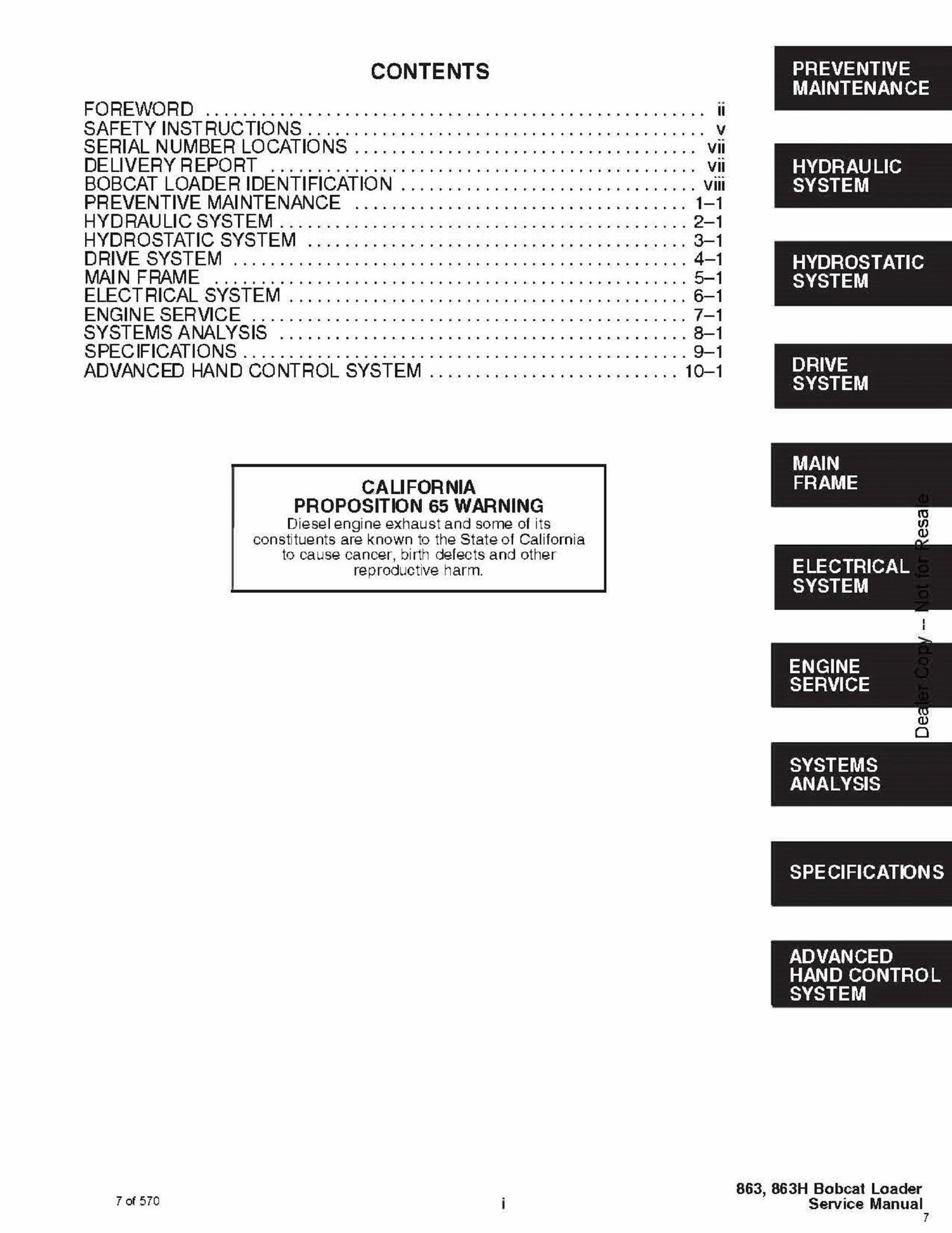 DOWNLOAD NOW - 863 Series Skid Steer BICS High Flow Service Repair ...