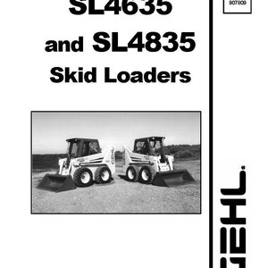 4635 4835 Skid Loaders Technical Service Repair Manual SL4635, SL4835 ...