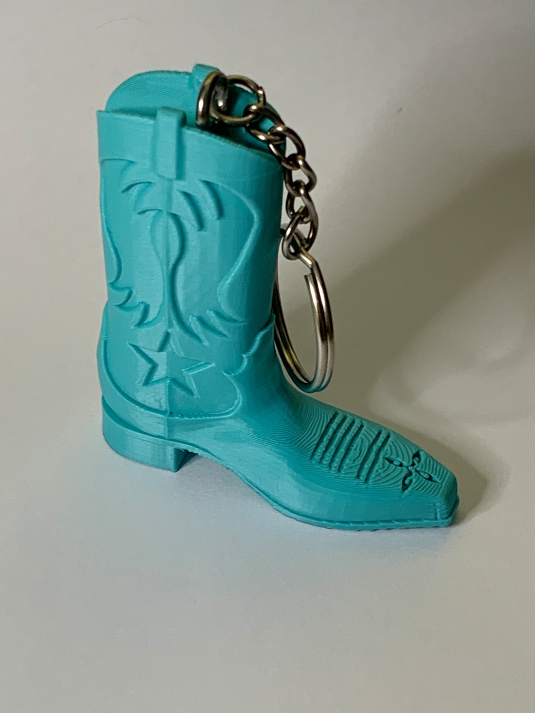 Cowboy Boot - 3D Printed - Keychain / Ornament-hanger - Etsy