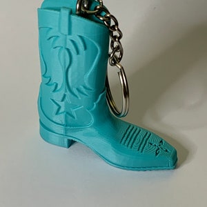 Cowboy Boot - 3D Printed - Keychain / Ornament-hanger - Etsy