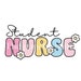 Floral Retro Nursing School PNG Digital Download, Nursing Student ...