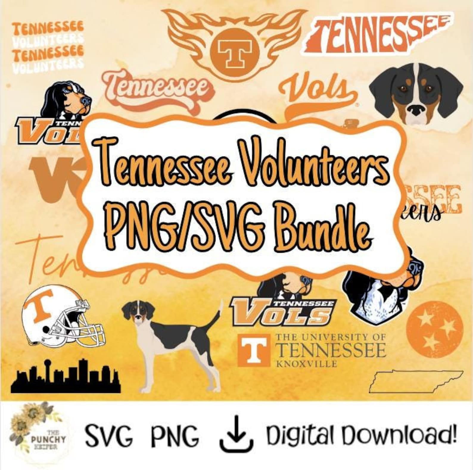 Orange and White Checkerboard Bow, Tennessee Vols PNG, Tennessee Vols ...