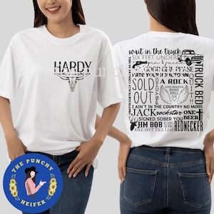 HARDY Shirt Design, Country Music Lyrics, PNG SVG (digital Download) - Etsy