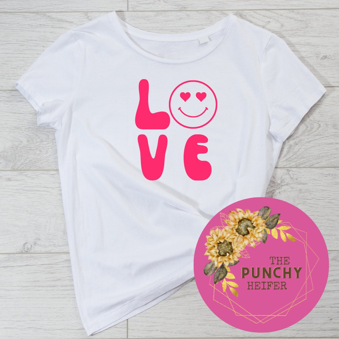 Smiley Face Svg, Happy Face Svg, Love Happy Face, Heart Eyes Smiley ...
