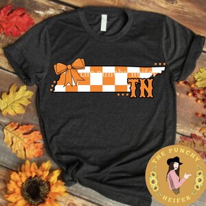 Orange Checkered Tennessee Vols PNG, Football Game Day (digital ...