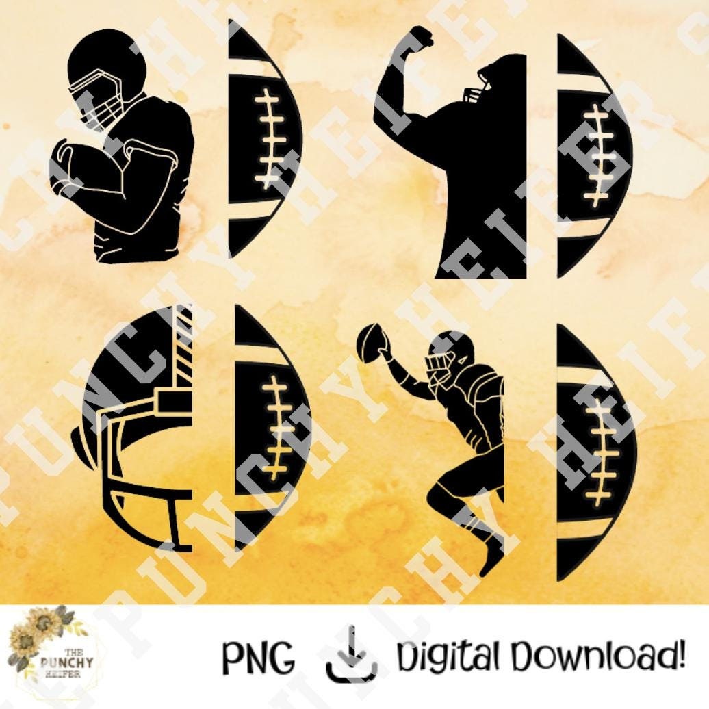 Personalized Football Player PNG, Custom Name & Number (digital ...