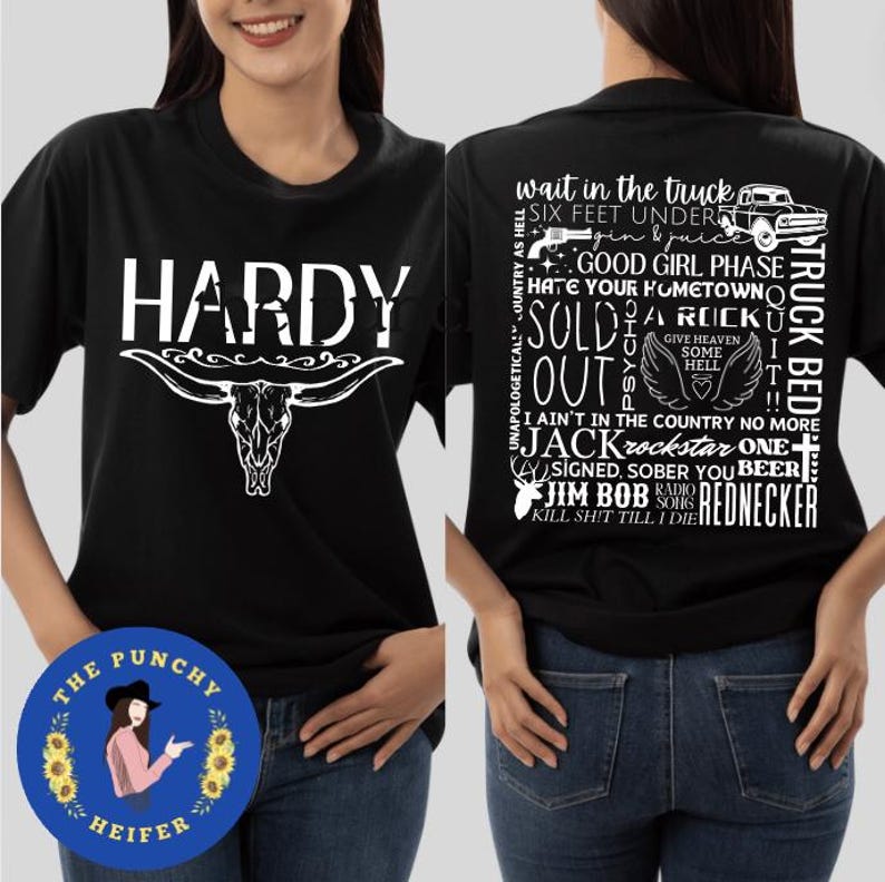 HARDY Shirt Design, Country Music Lyrics, PNG SVG (digital Download) - Etsy