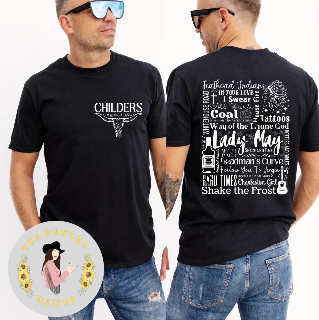 Tyler Childers PNG, Tyler Childers SVG, Tyler Childers Shirt Front and ...