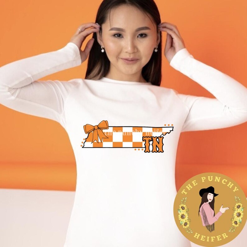 Orange Checkered Tennessee Vols PNG, Football Game Day (digital ...