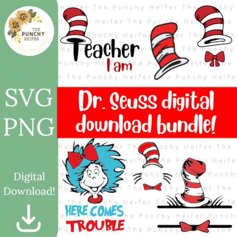 Dr Seuss Svg, Dr Suess Shirt Svg, Read Across America Day Svg, - Etsy