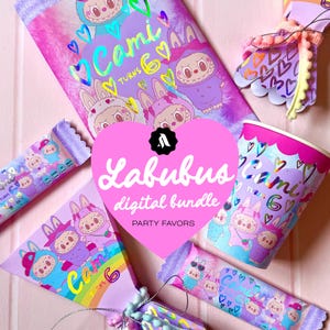 Labubus Party Favors Digital Bundle - Etsy