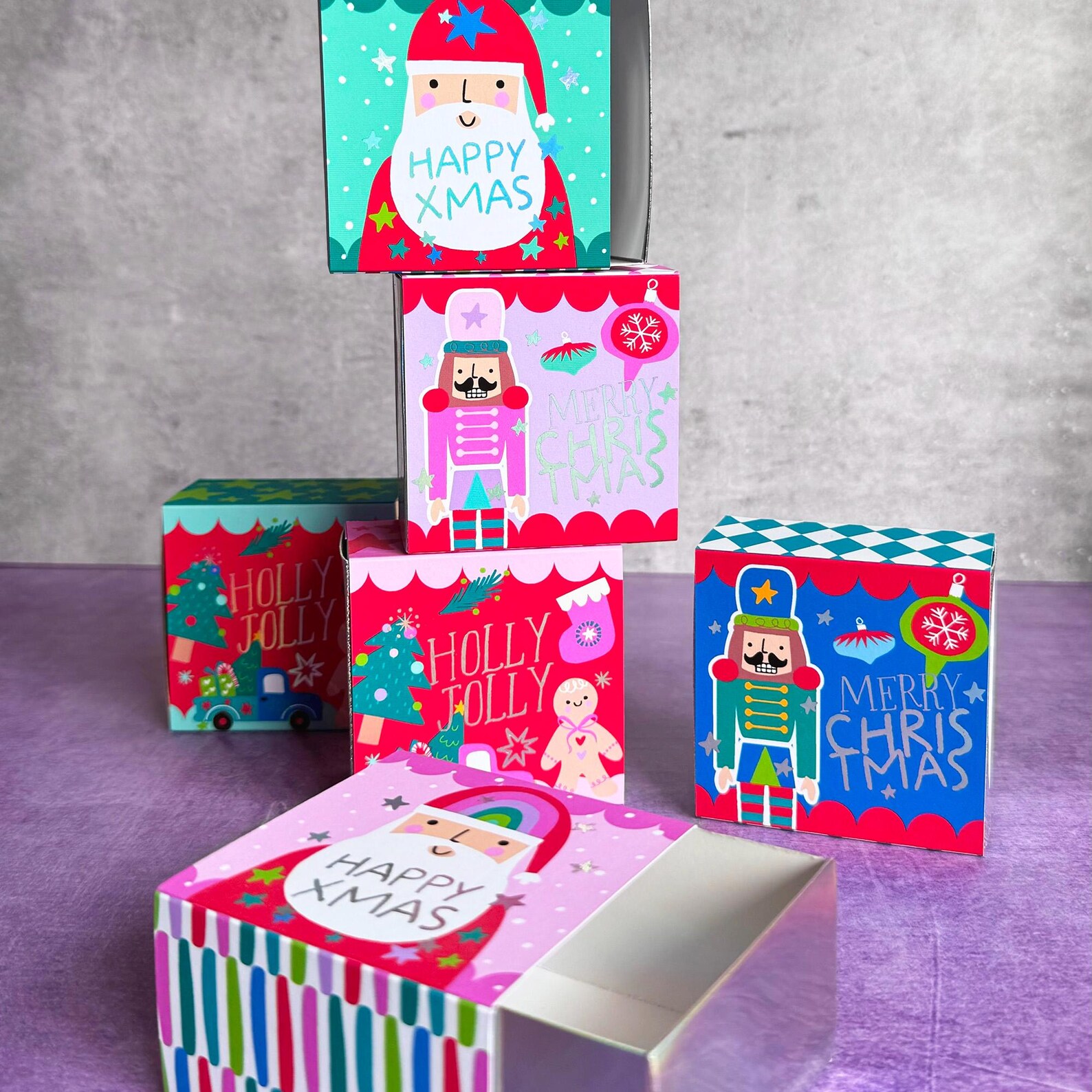 Christmas Minibox Designs, Christmas Slide Boxes, Christmas Boxes ...