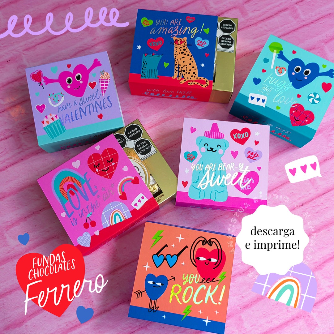 Valentines Ferrero Rocher Covers, VALENTINES Ferrero Slide Box, Ferrero ...