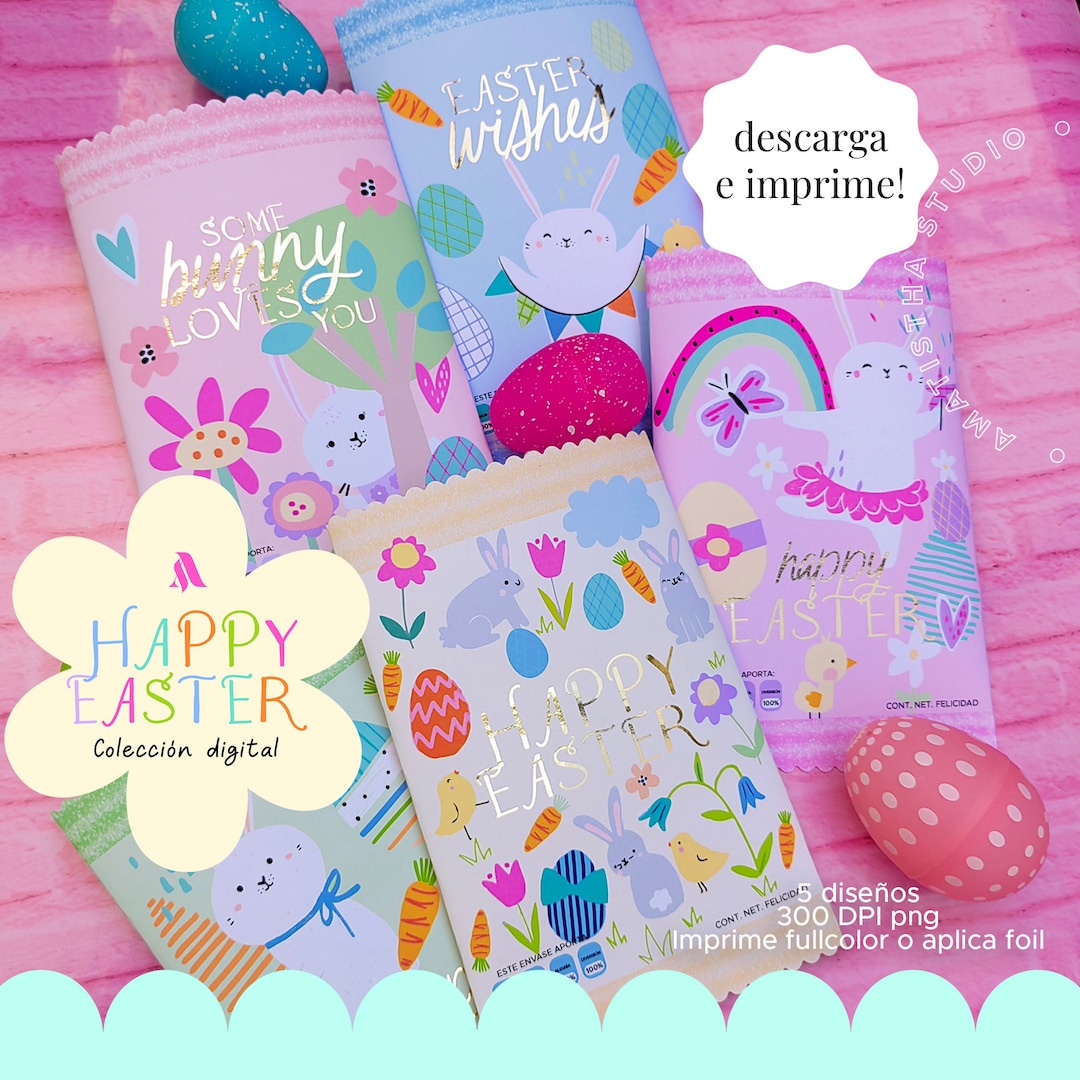 Easter Candy Bags, Easter Chipbags, Easter Bags, Easter Printable Bag ...