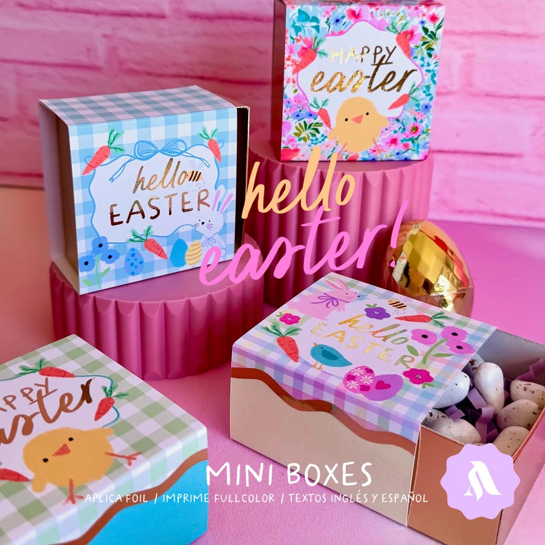 EASTER Slide Mini Box, Easter Slide Boxes - Etsy