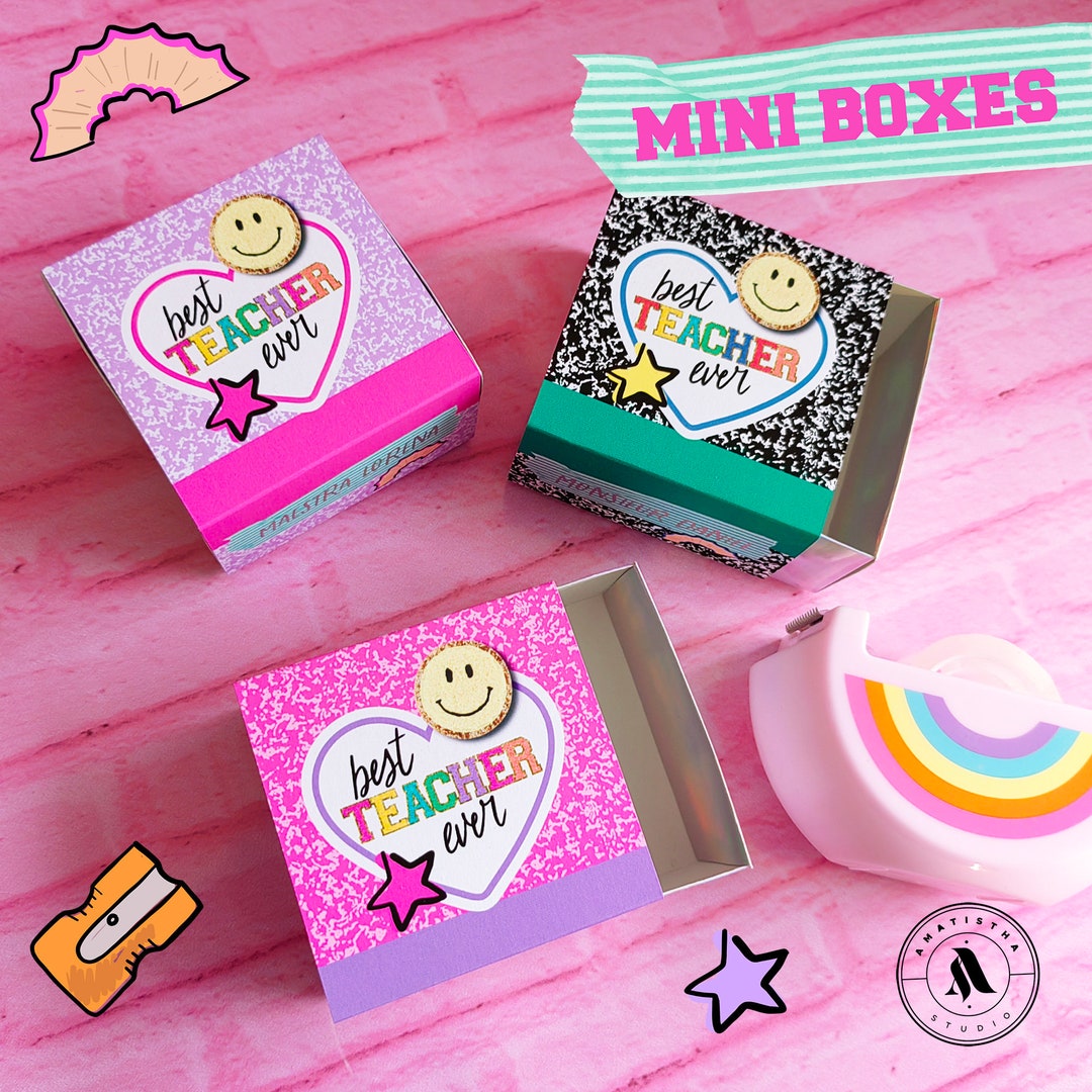 BEST TEACHER Minibox Designs, Teachers Slide Box Designs, Teacher's Day ...