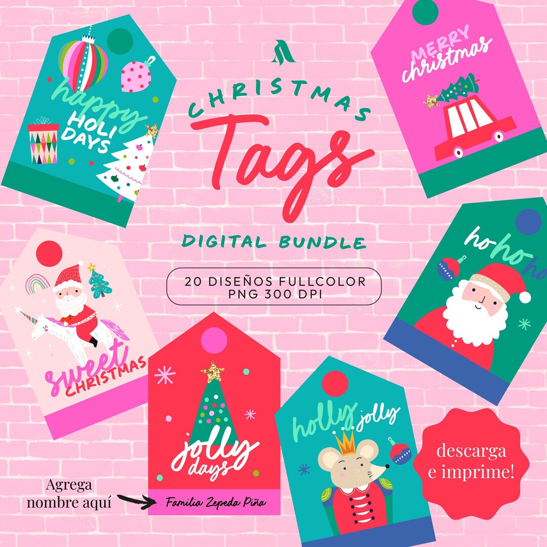 Christmas tags, Christmas gift cards, tarjetas regalos navidad ...