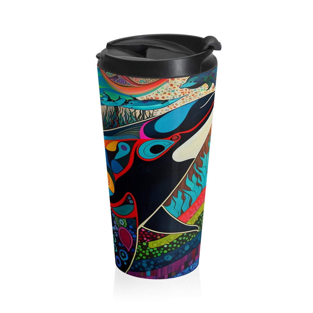 Orca Stainless Steel Travel Mug for Coffee, Tea, Beverage| Spectral ...