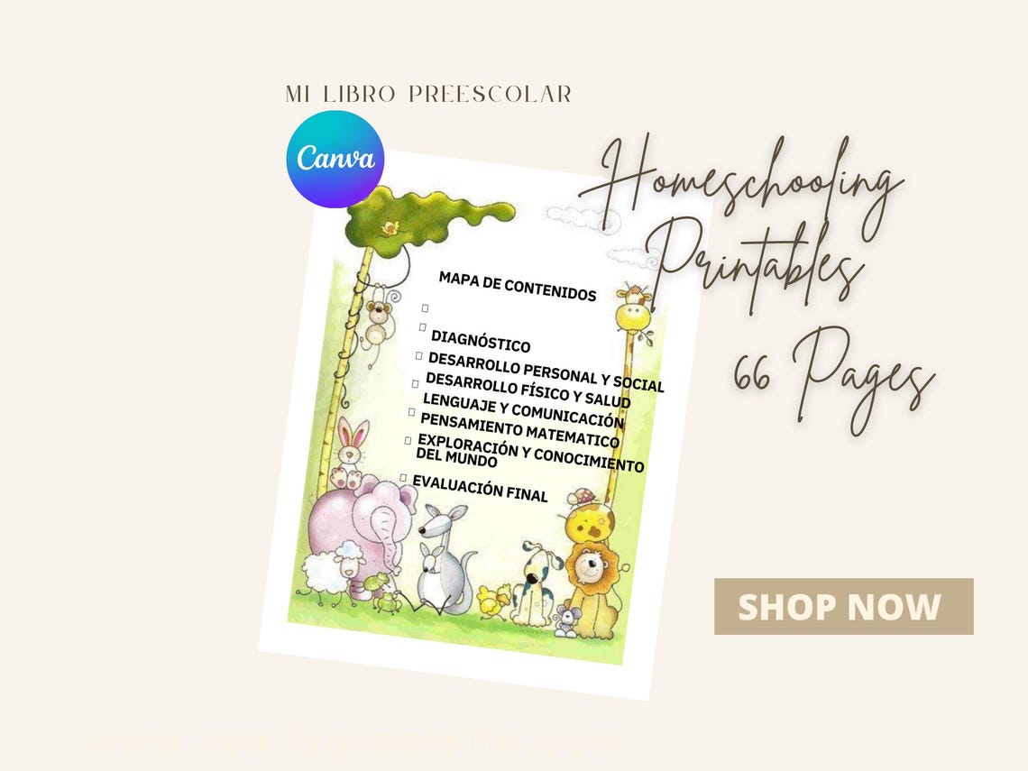 Spanish Preschool Activity Book: Early Learning Workbook - Etsy