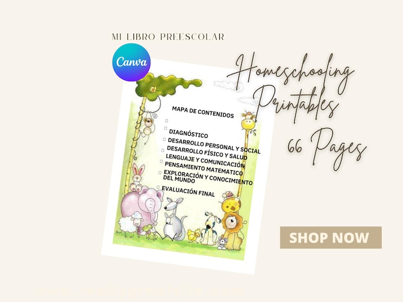 Mi Libro De Preescolar En Español, Actividades Preescolares ...