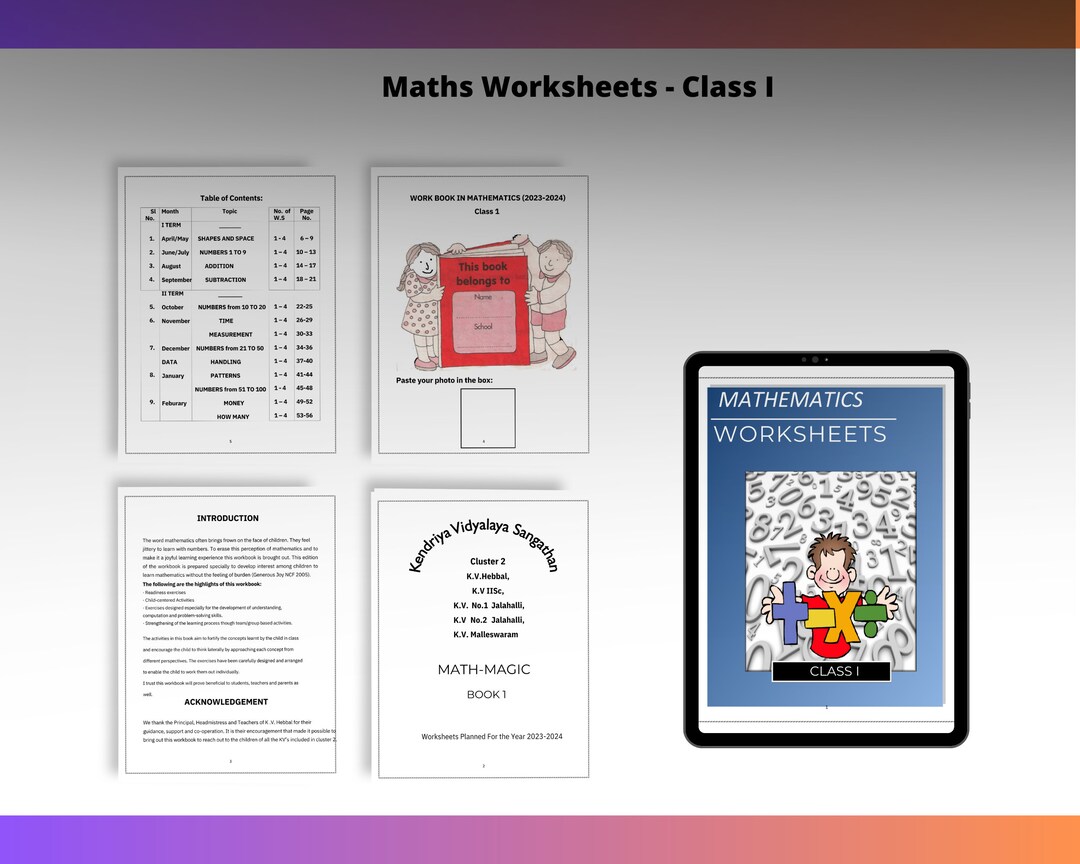 Grade 1 Math Worksheets: Basic Skills Practice - Etsy