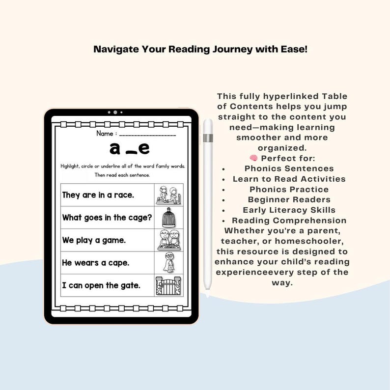 Phonics Sentences, Learn to Read, Phonics Practice, Beginner Readers ...