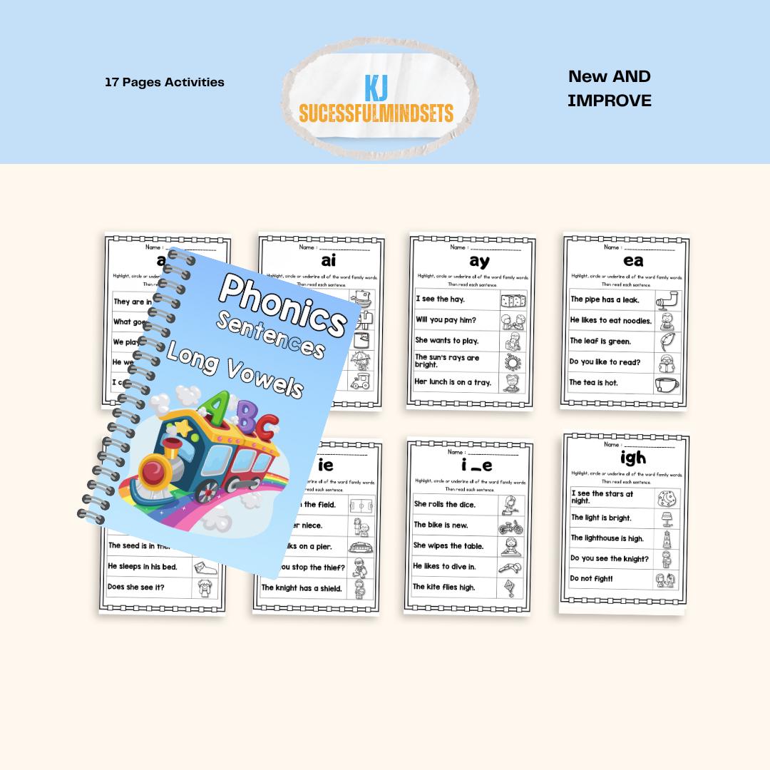 Phonics Sentences, Learn to Read, Phonics Practice, Beginner Readers ...
