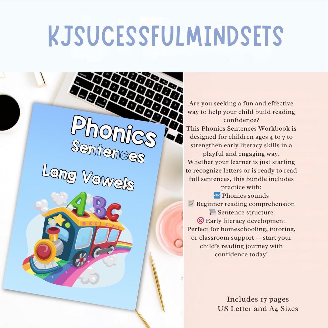 Phonics Sentences, Learn to Read, Phonics Practice, Beginner Readers ...