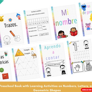 Mi Libro De Preescolar, Actividades Preescolares, Aprendizaje Temprano ...