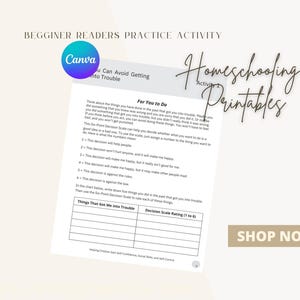 ADHD Kids Worksheets, Focus, Social Skills & Self Control Activities ...