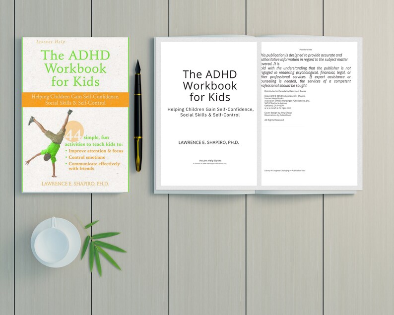 The ADHD Workbook for Kids Helping Children Gain Self-confidence ...