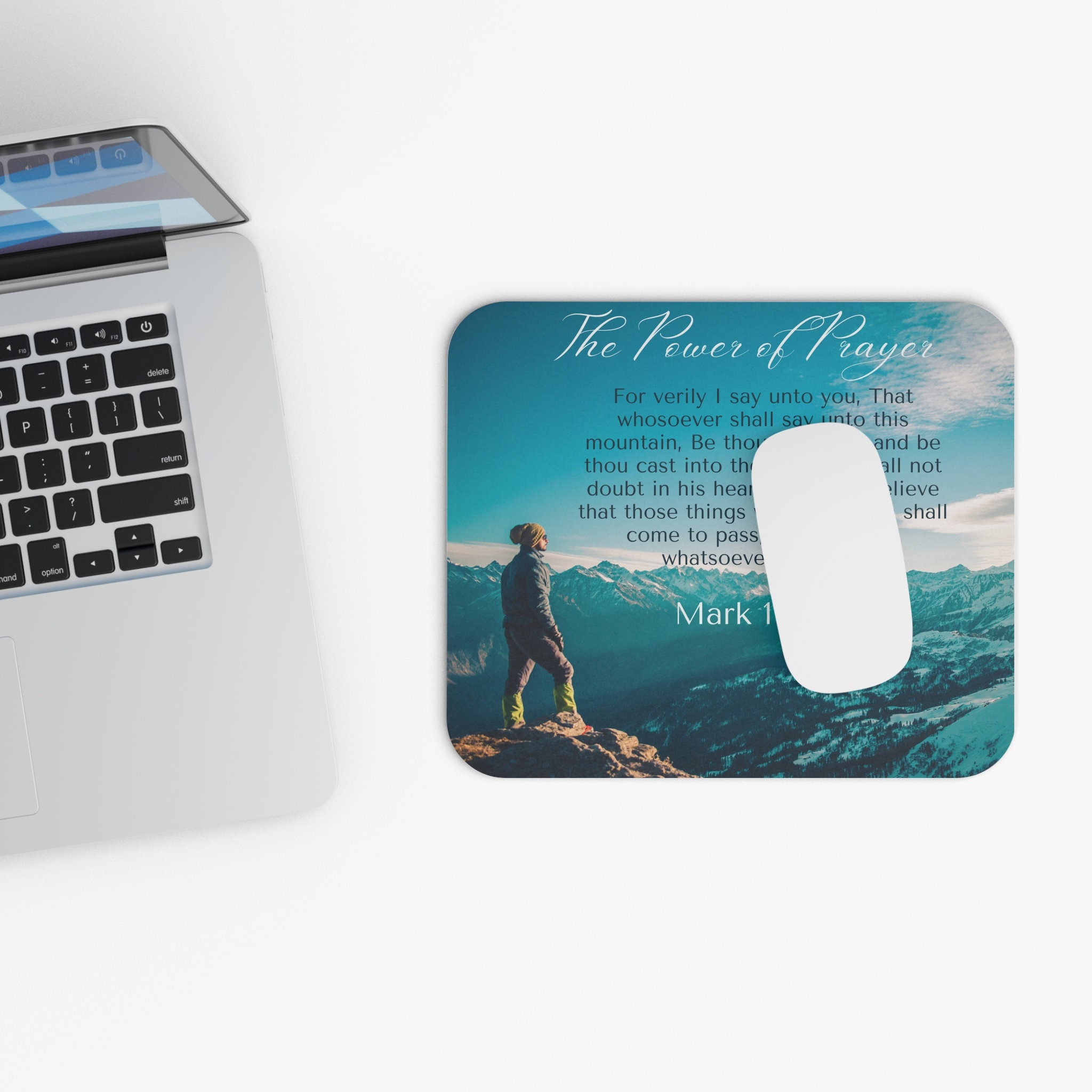 The Power of Prayer Scripture Mouse Pad, Christian Mouse Pad ...