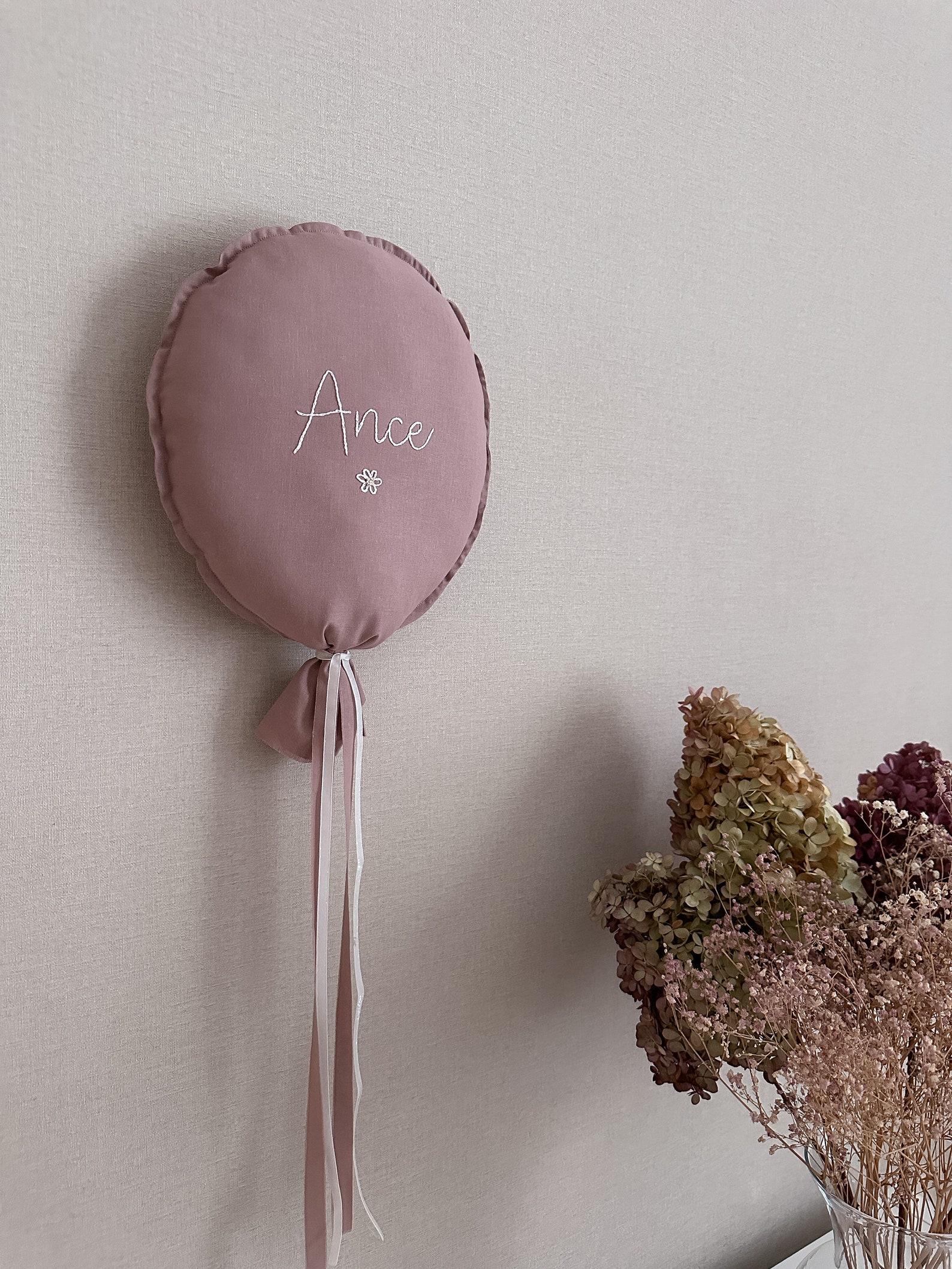 Cotton Balloon Custom Name Balloon Set Custom Fabric - Etsy