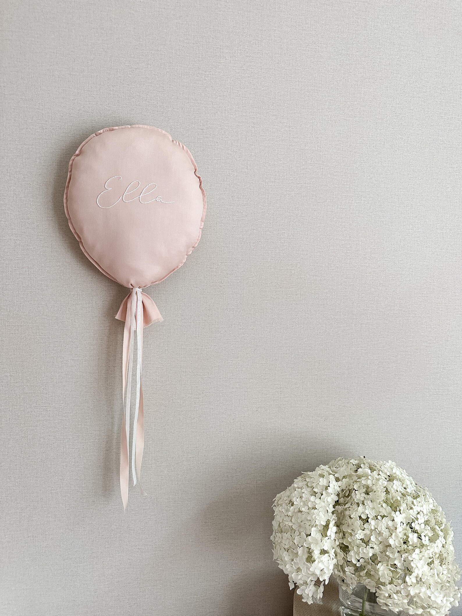 Cotton Balloon Custom Name Balloon Set Custom Fabric Balloon Custom ...