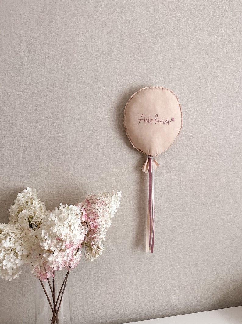 Cotton Balloon Custom Name Balloon Set Custom Fabric - Etsy