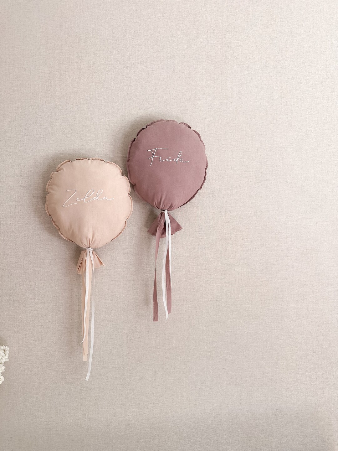 Cotton Balloon Custom Name Balloon Set Custom Fabric - Etsy